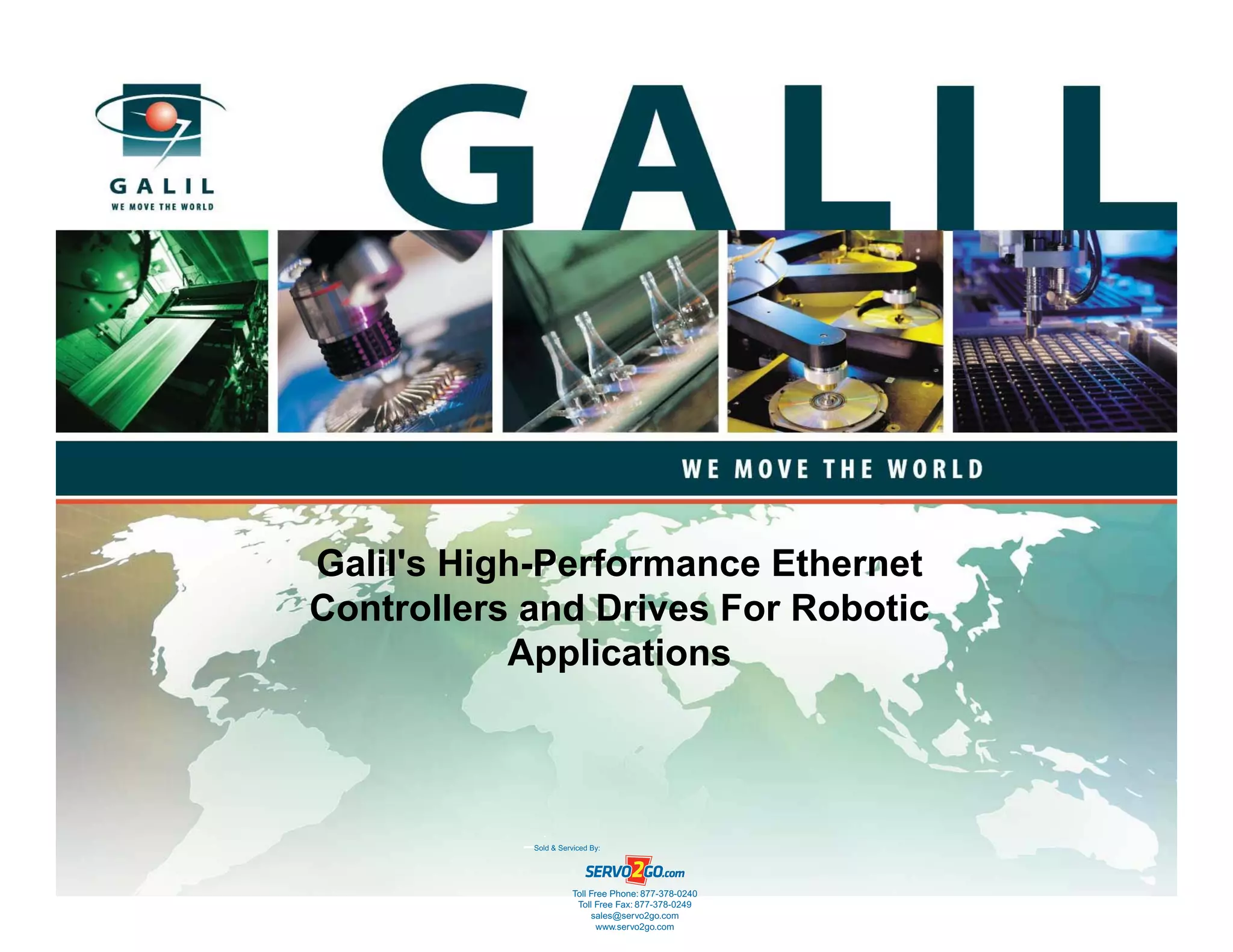 Galil Motion Control- Galil's High Performance Ethernet Controllers & Drives For Robotic ...