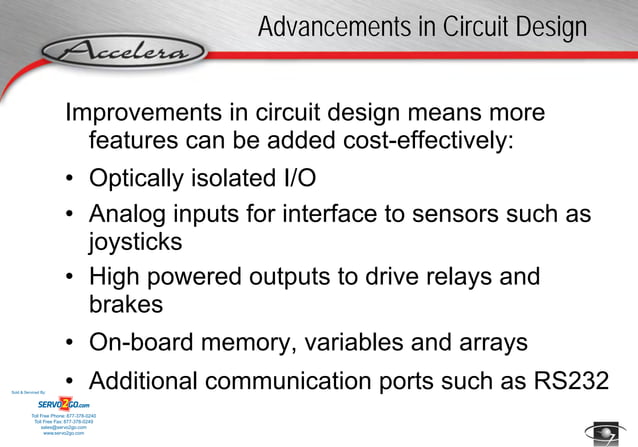 Galil galil's new accelera controller; sizzling speed, fully loaded ...