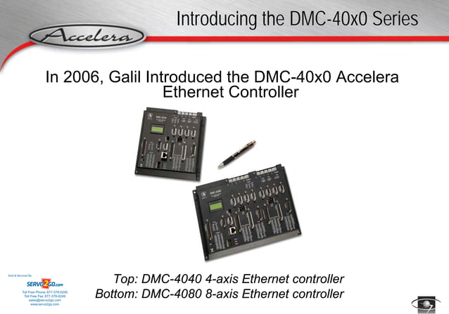 Galil galil's new accelera controller; sizzling speed, fully loaded ...