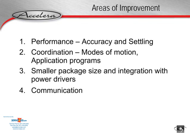 Galil galil's new accelera controller; sizzling speed, fully loaded ...