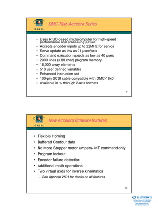 Galil automation fair presentation 2006 | PDF