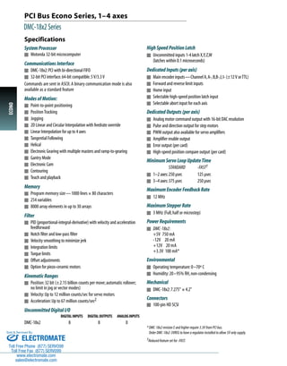 Galil dmc18x2 catalog | PDF