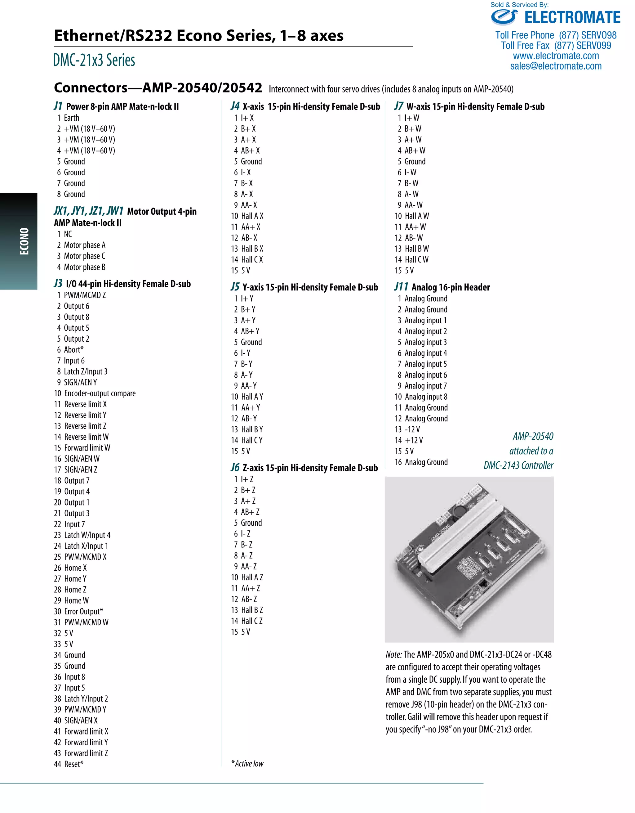 Galil dmc21x2x3 catalog | PDF