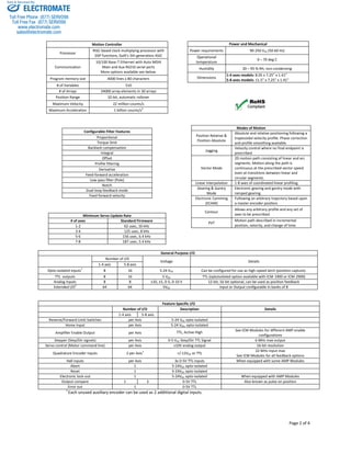 Galil dmc 42x0 catalog | PDF