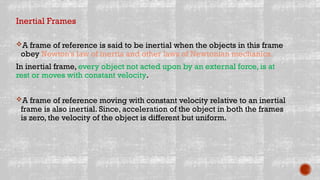 Understanding Galilean Transformation: Foundation of Classical Mechanics and Motion in Inertial ...