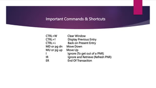 Encode Decode in Galileo System (City, Land, Equipment, Airlines ...