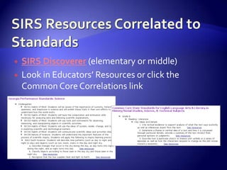 GALILEO and Common Core Standards | PPTX
