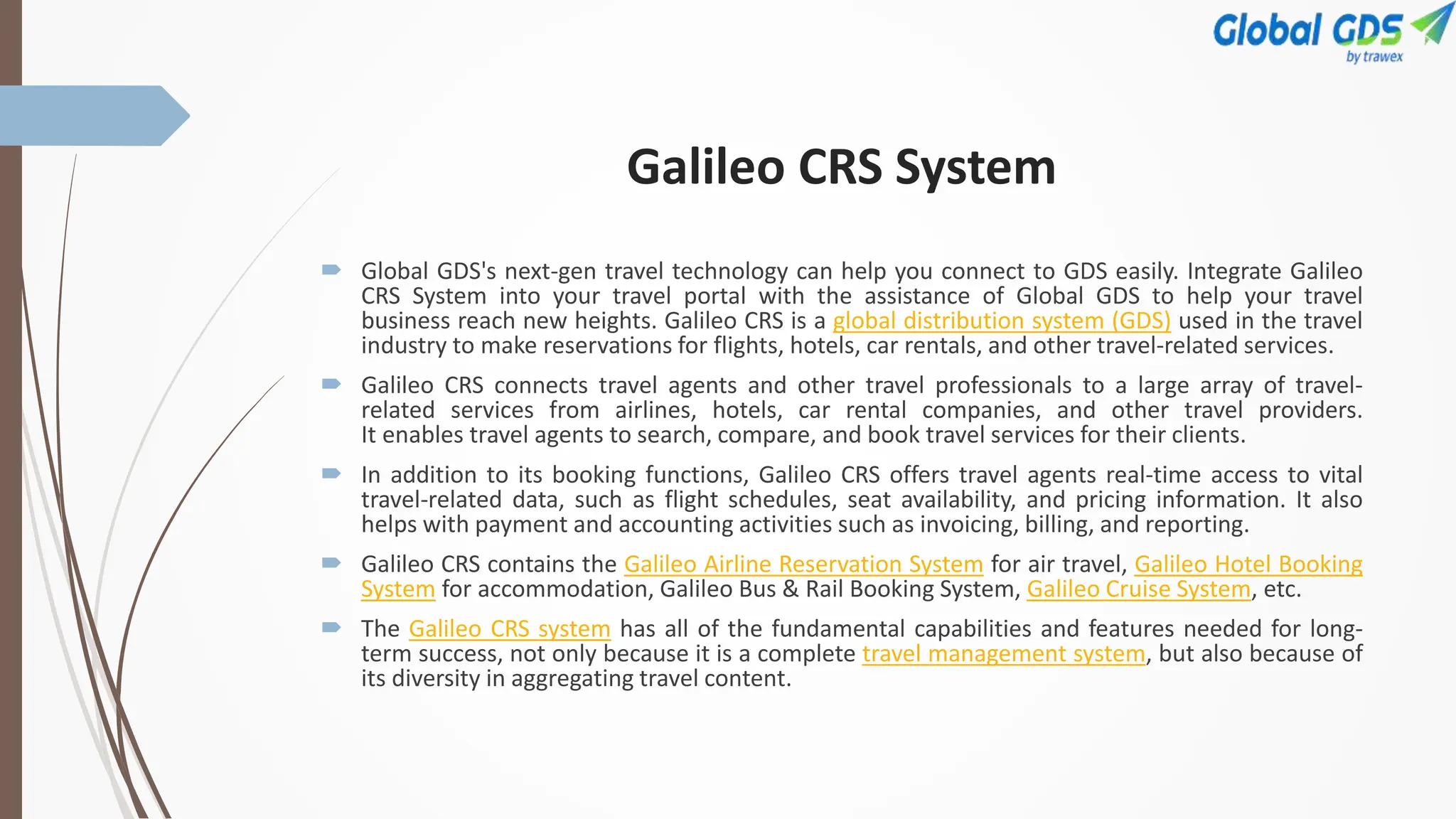Galileo CRS System, Galileo CRS System Software | PPTX