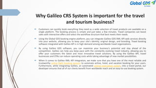 Galileo CRS System, Galileo CRS System Software | PPTX