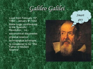 Galileo Astronomy Accomplishments