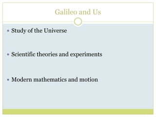 Galileo Galilei | PPTX