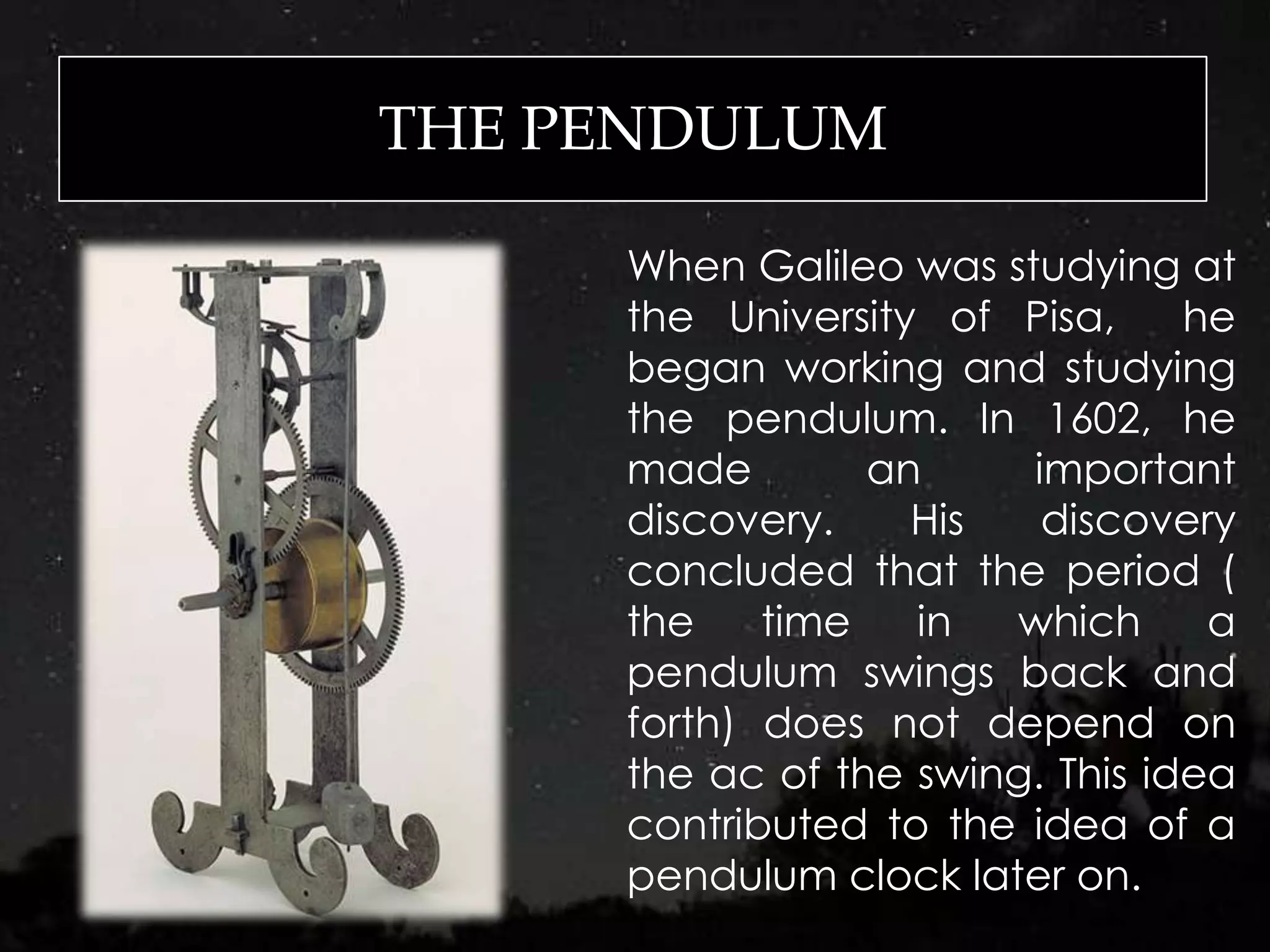 Galileo galilei | PPTX