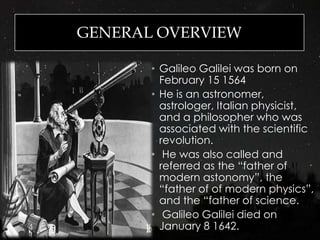 Galileo galilei | PPTX