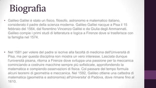 Galileo galilei | PPTX