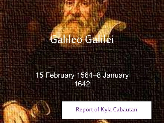 Galileo galilei | PPT