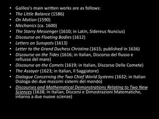 Galileo galilei | PPTX