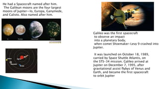 Galileo Galilei Invented The Spacecraft