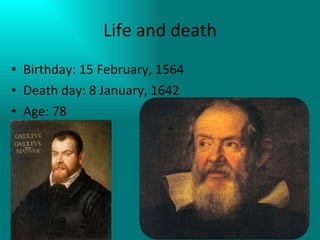 Galileo galilei[1] | PPT