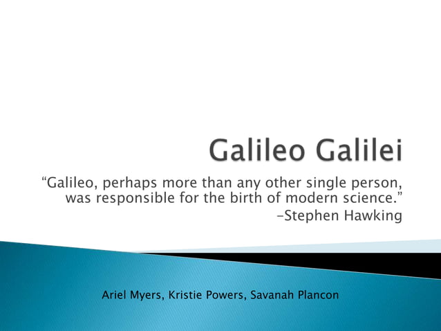 Galileo galilei powerpoint(2) | PPTX