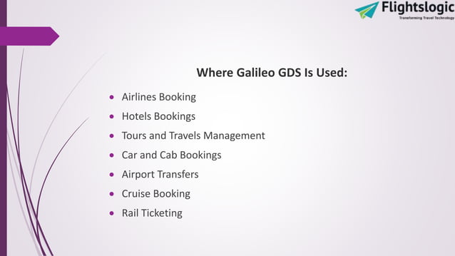 Galileo GDS Software.pptx | Internet | Computing