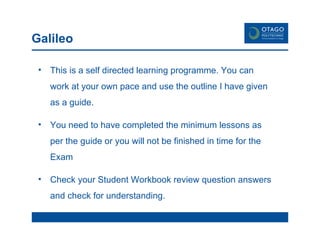 Galileo Introduction1 OP 09 | PPT