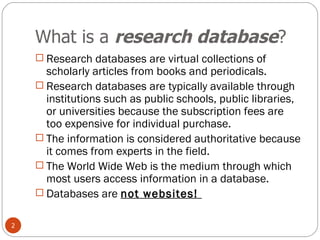 Supplemental Handout: GALILEO and Web 2.0 Tools Info | PPT