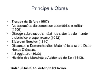 Desenvolvimento da Física (Galileu Galilei) | PPTX