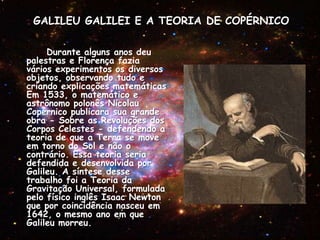 Galileu Galilei | PPTX