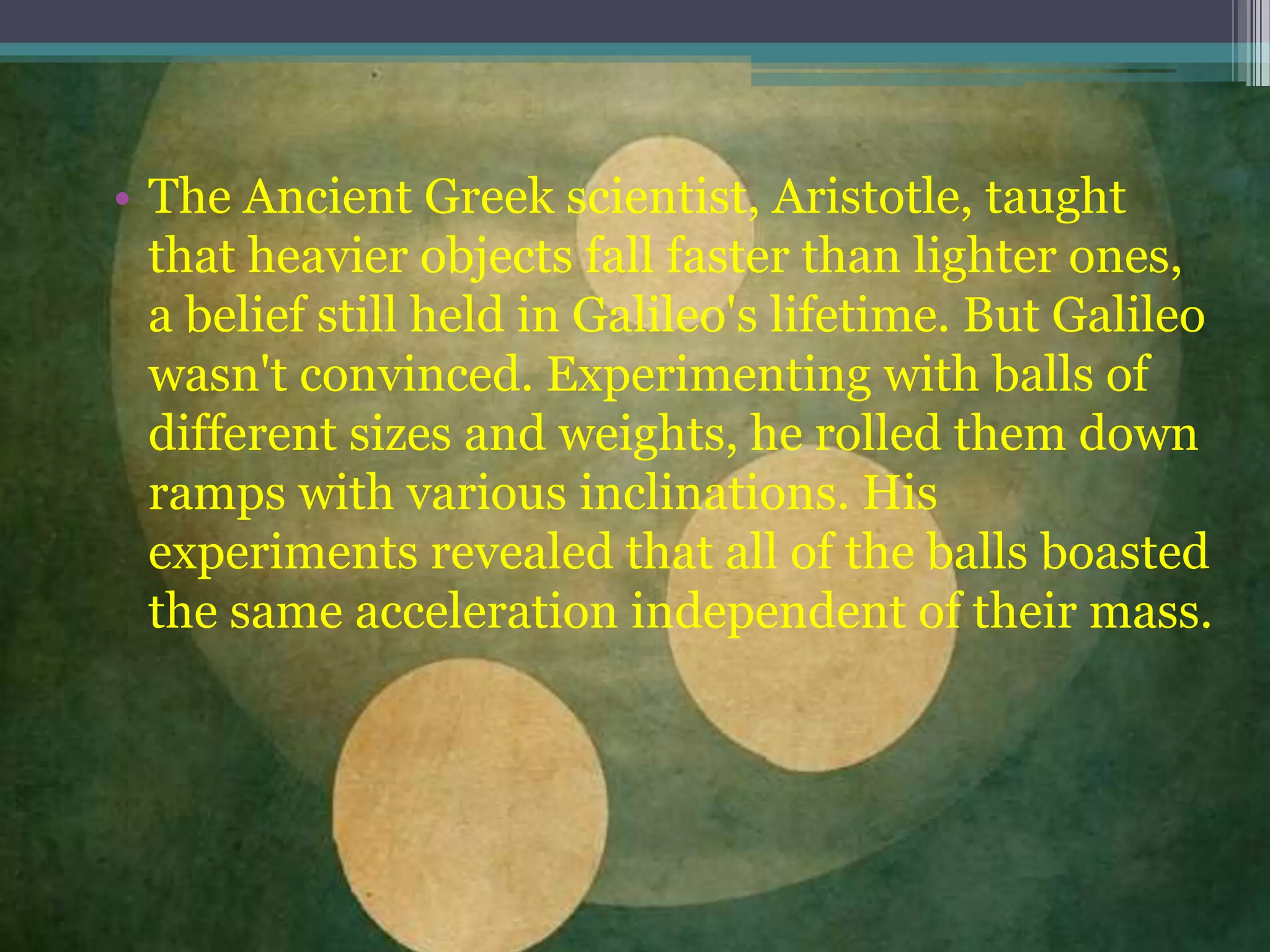 Galileo galilei | PPTX