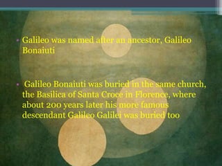 Galileo galilei | PPTX