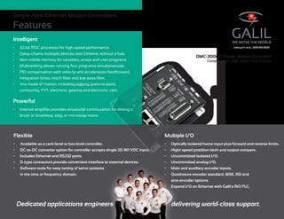 Galil single axis motion controller brochure | PDF