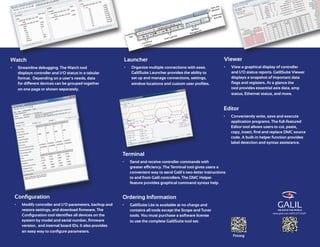 Galil software brochure | PDF