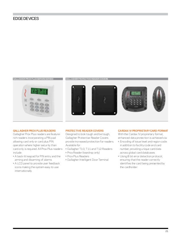 Gallagher Systems Catalogue