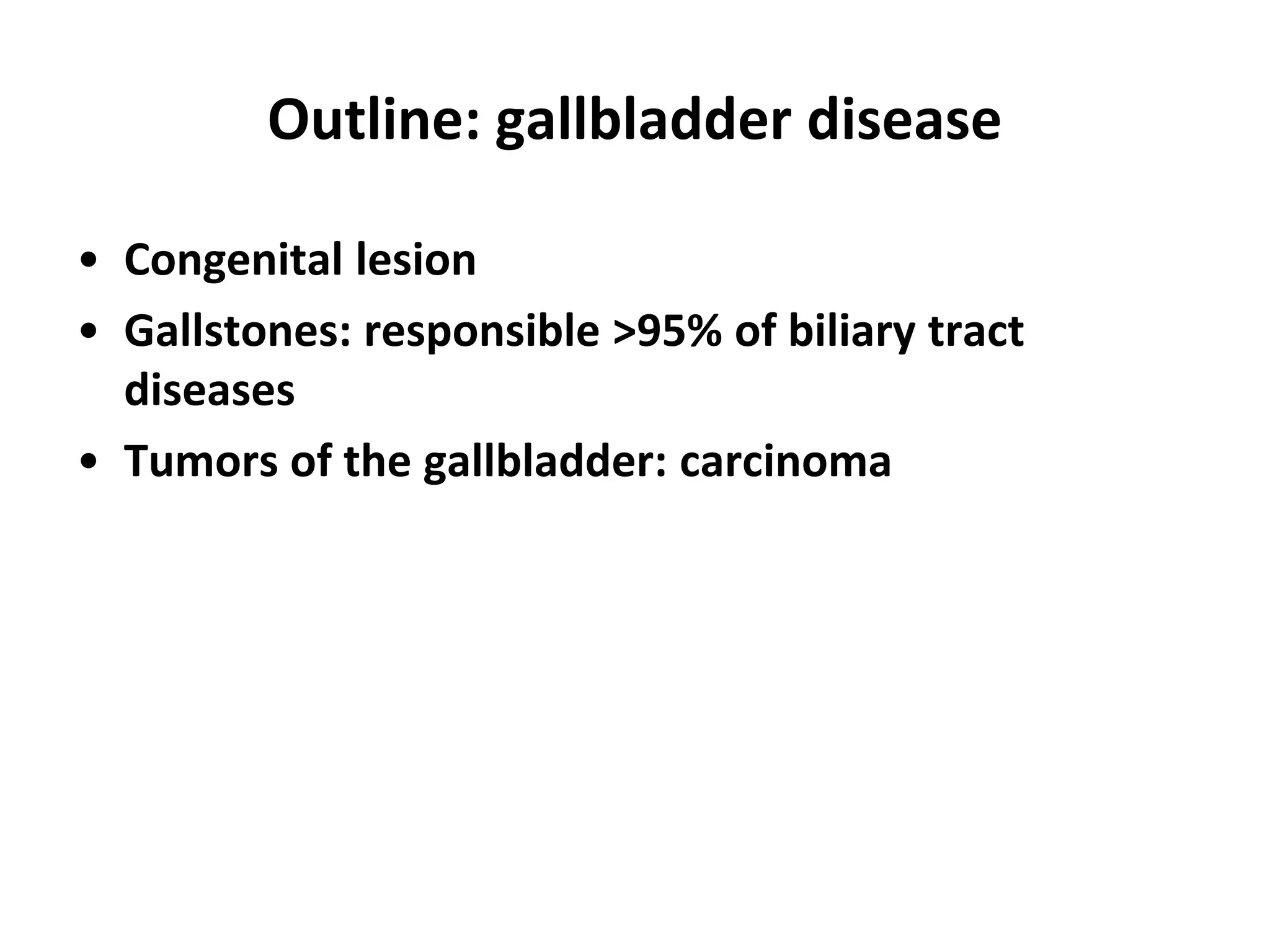 GALL BLADDER from medicine pathology course | PPT