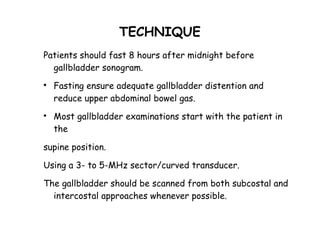 Gall bladder Ultrasound | PPT