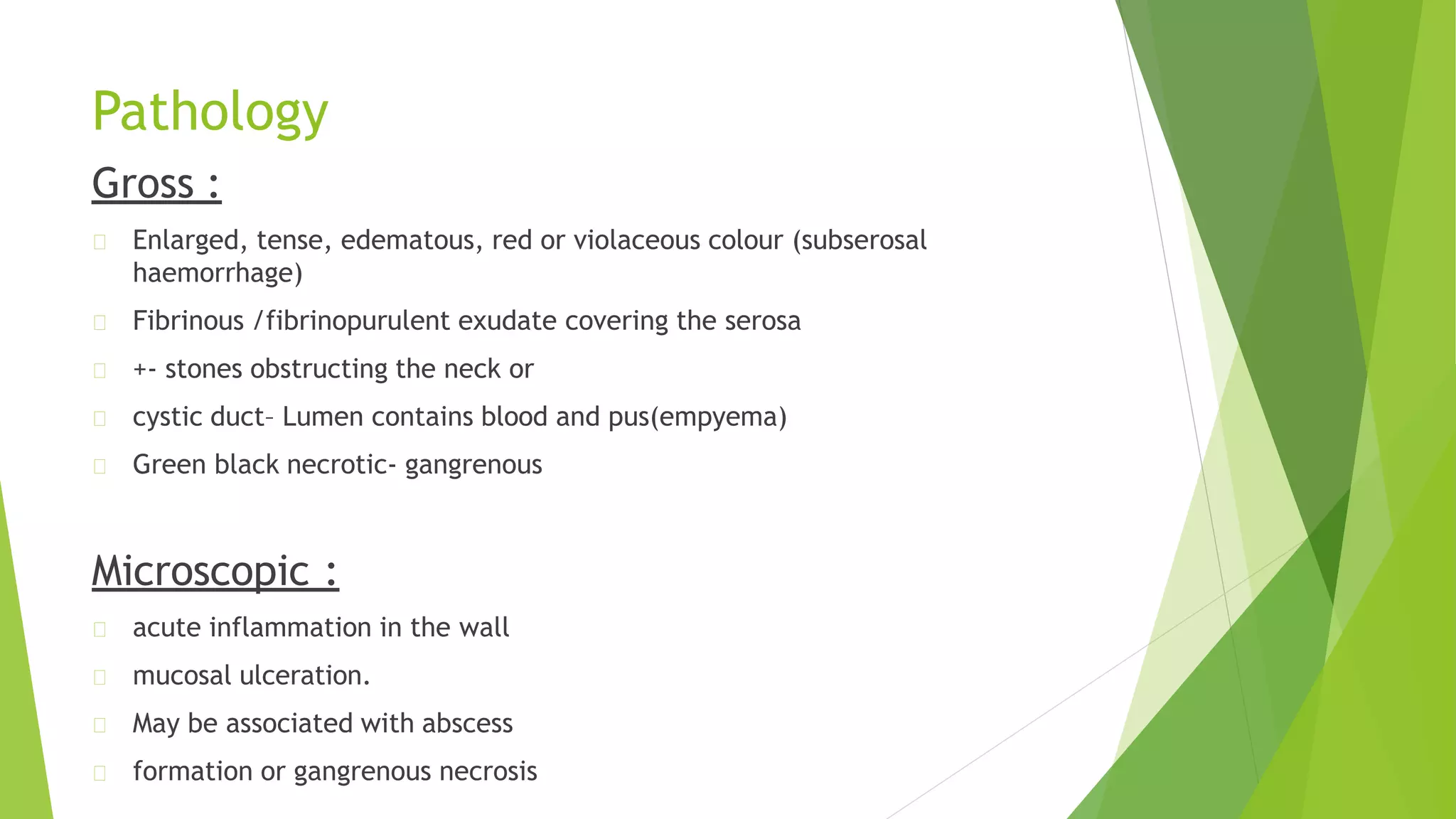Gallbladder benign conditions | PPTX