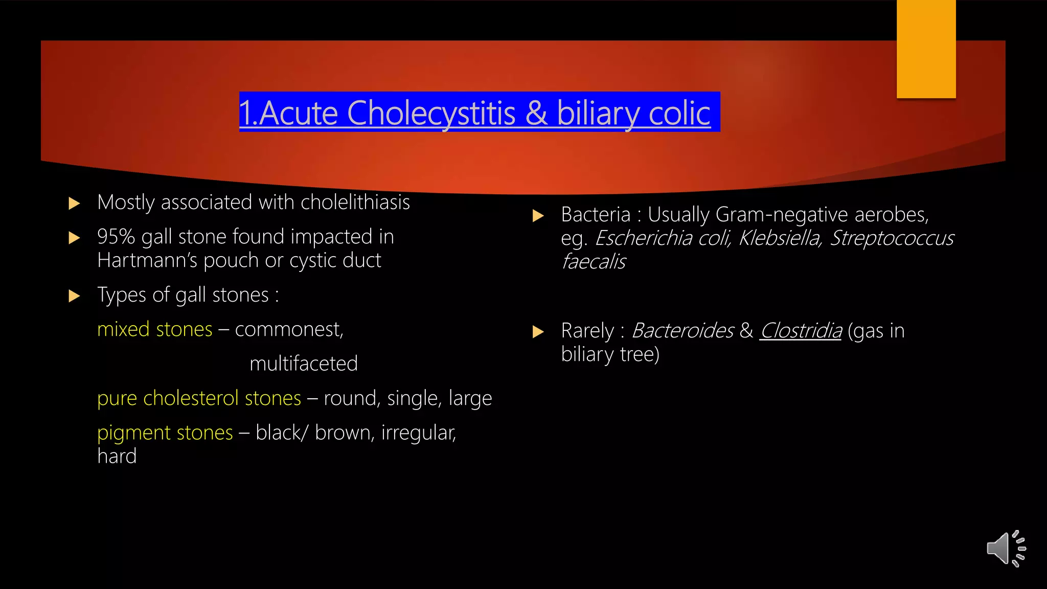 Gall bladder & bile ducts with narration | PPTX