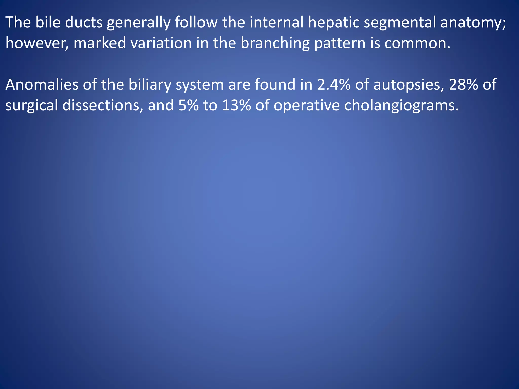 Gall bladder & biliary tract anomalies and variants | PPTX