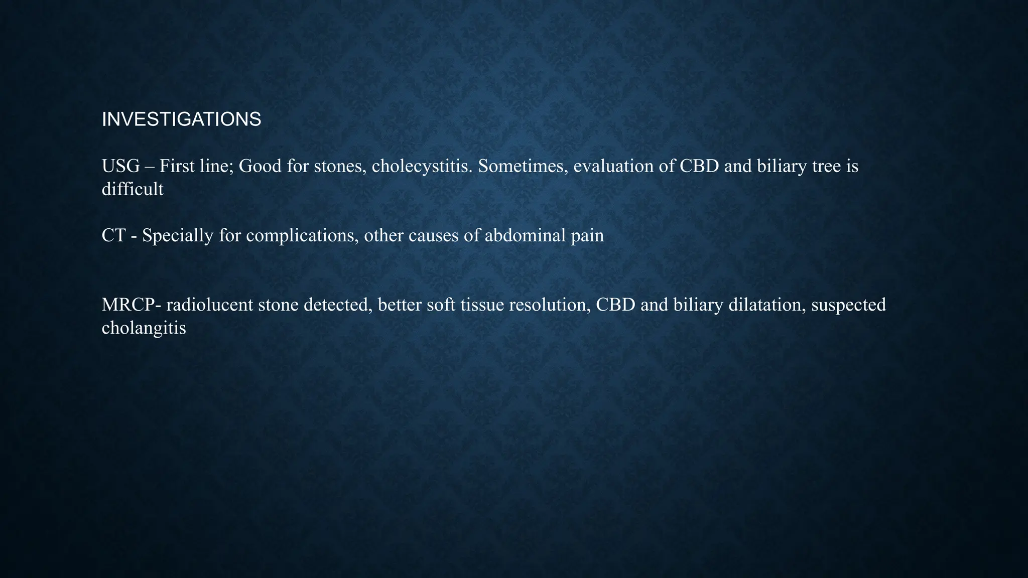 imaging works n gall bladder pathologies | PPTX