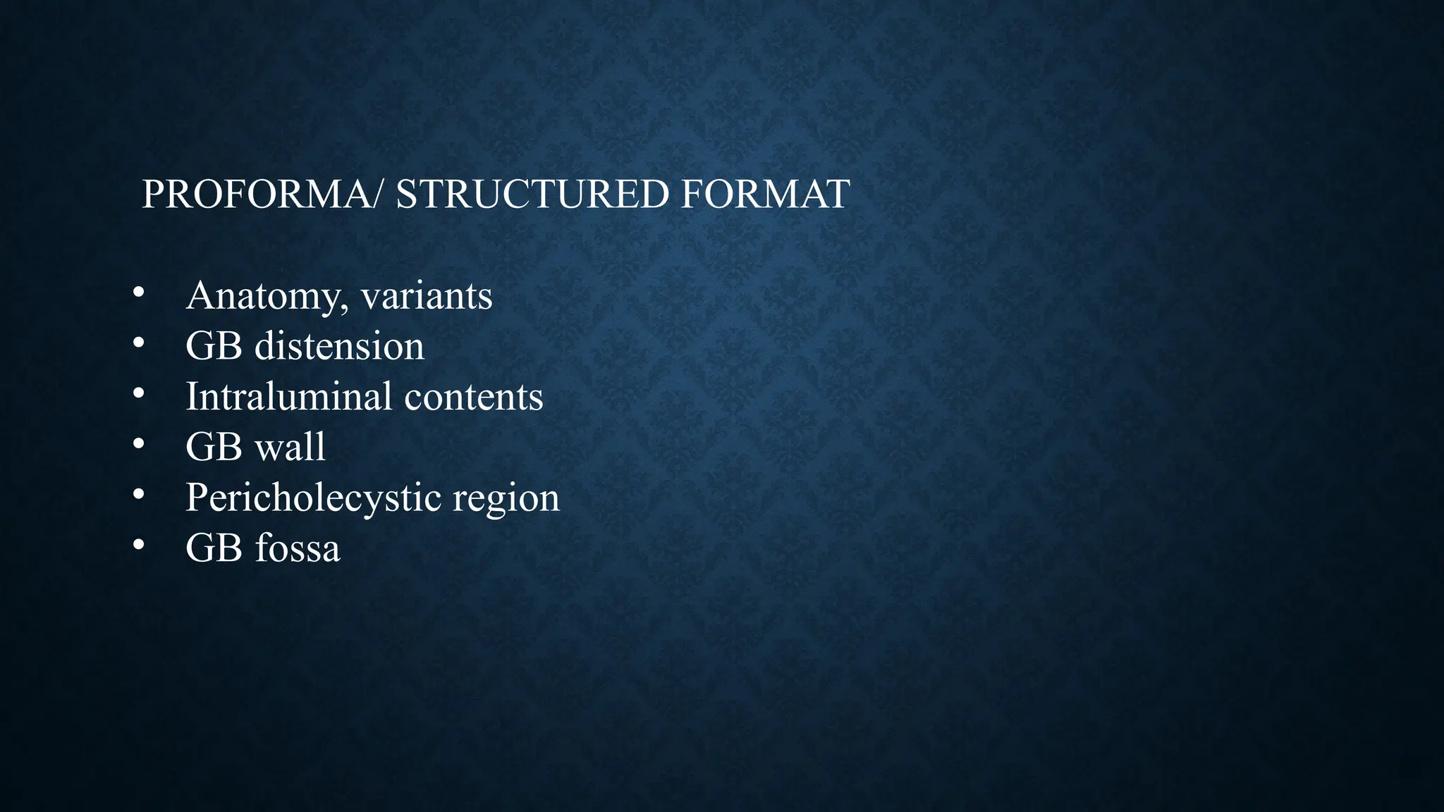 imaging works n gall bladder pathologies | PPTX