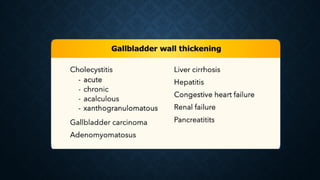 imaging works n gall bladder pathologies | PPTX