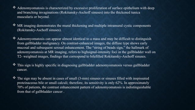 imaging works n gall bladder pathologies | PPTX
