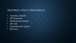 imaging works n gall bladder pathologies | PPTX