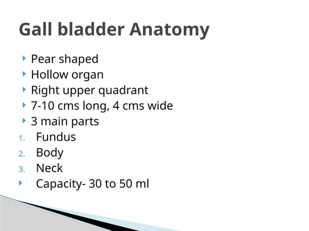 GALL BLADDER & PANCREAS pathology and diseases | PPTX