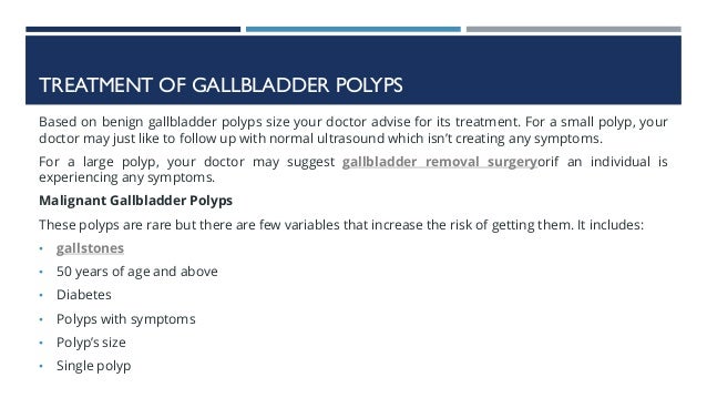 Gallbladder polyps – causes, symptoms & treatment