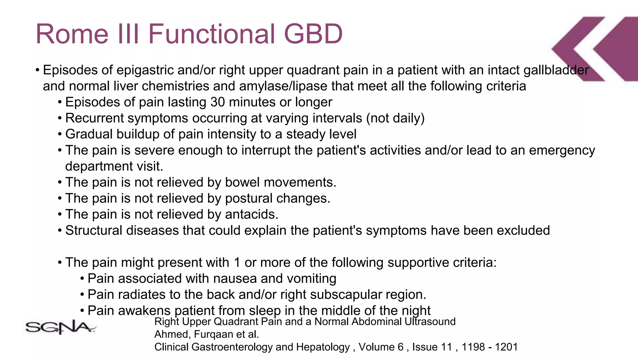 Fun Functional Gallbladder Disorders: Update on Hypo and Hyperkinetic ...
