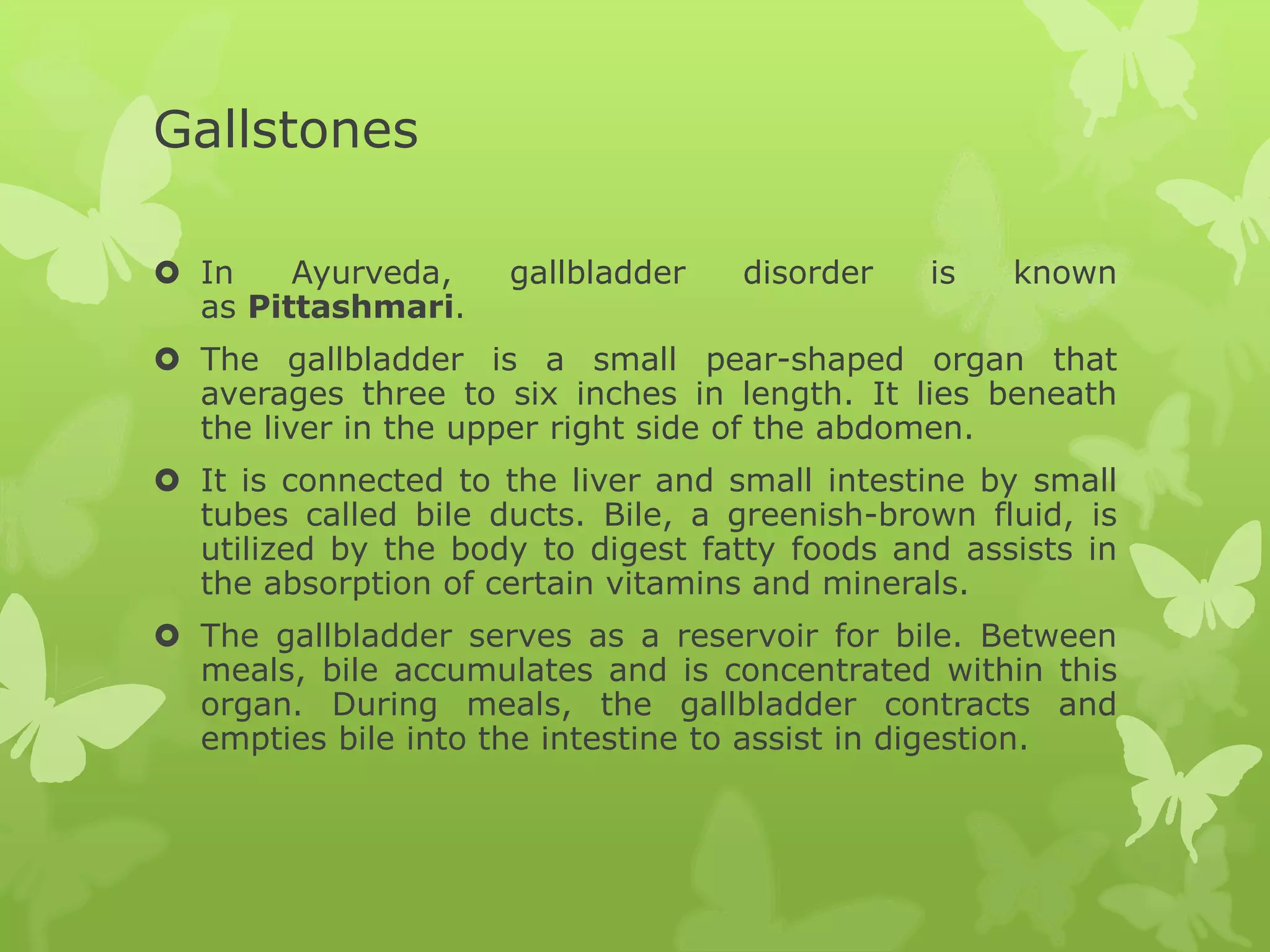 Gall bladder stone treatment by dr.shailesh phalle | PPTX