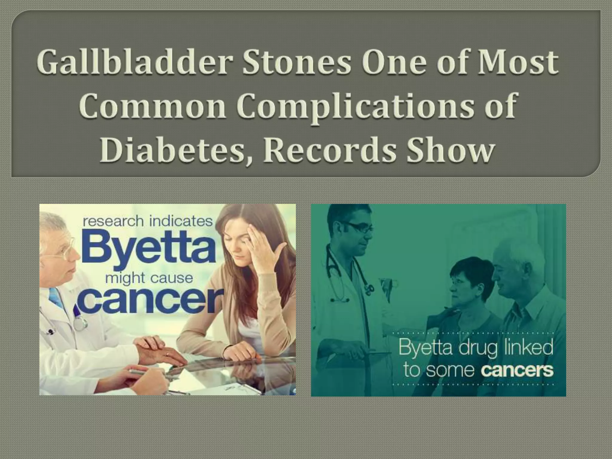 Gallbladder Stones One of Most Common Complications of Diabetes ...