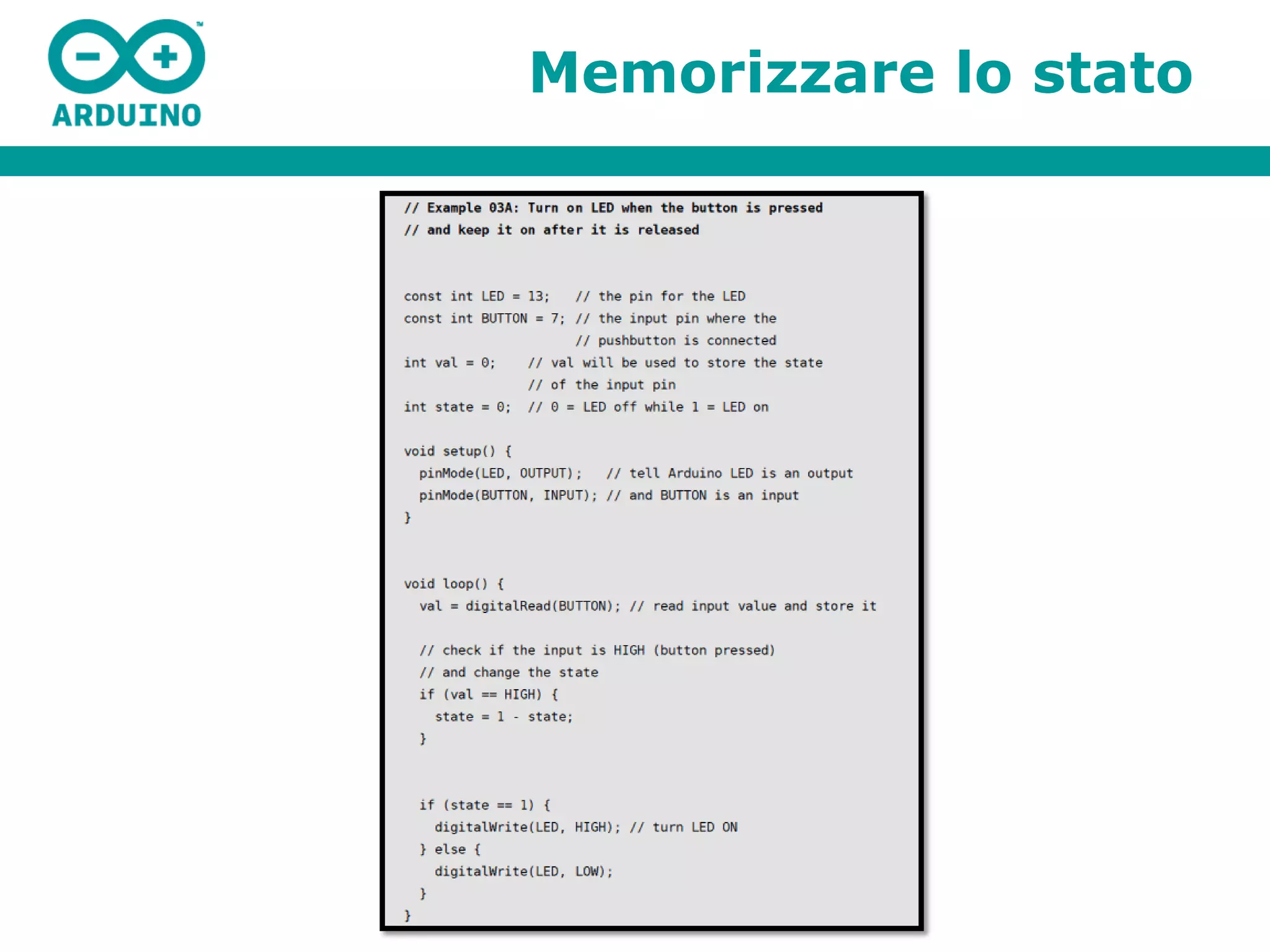 Roberto Gallea: Workshop Arduino, giorno #1 Concetti Fondamentali | PPT