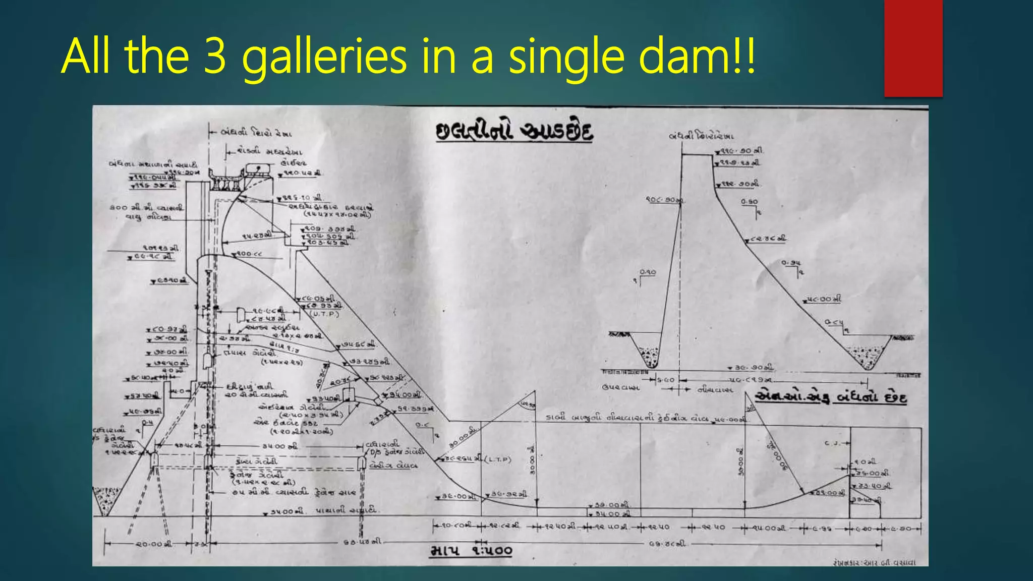 Gallery in Concrete Gravity Dam | PPTX